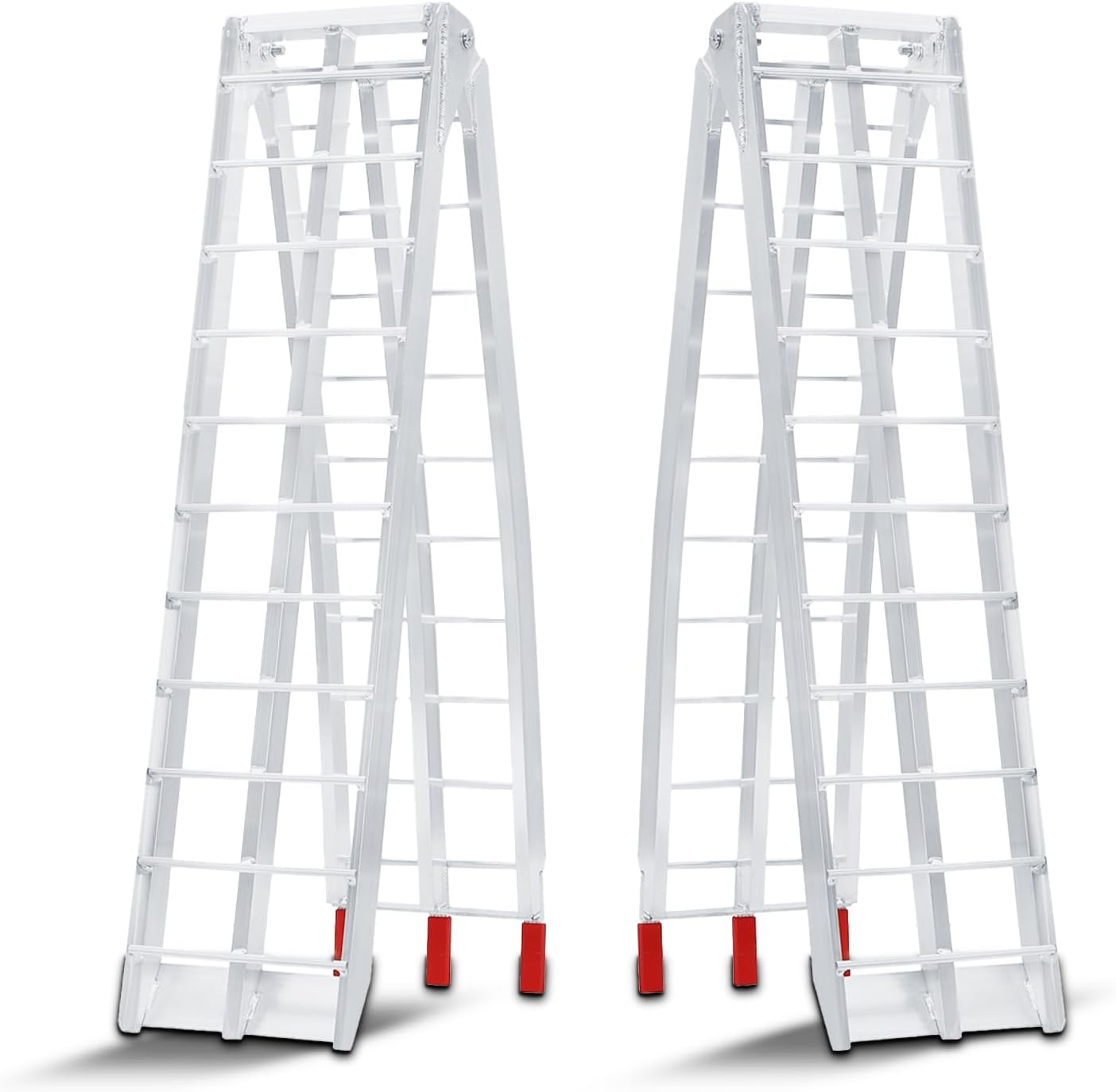 Amazon.com: 2pcs 3000lbs Aluminum Folding Loading Ramps 89" x 11 ...