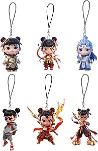 Amazon.com: AGFKXO "Nezha 2" Nezha Conquers The Dragon King, Nezha and ...