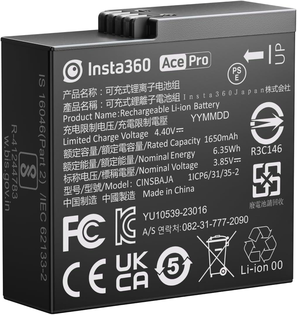 Insta360 Ace/Ace Pro Battery: Amazon.co.uk: Electronics & Photo