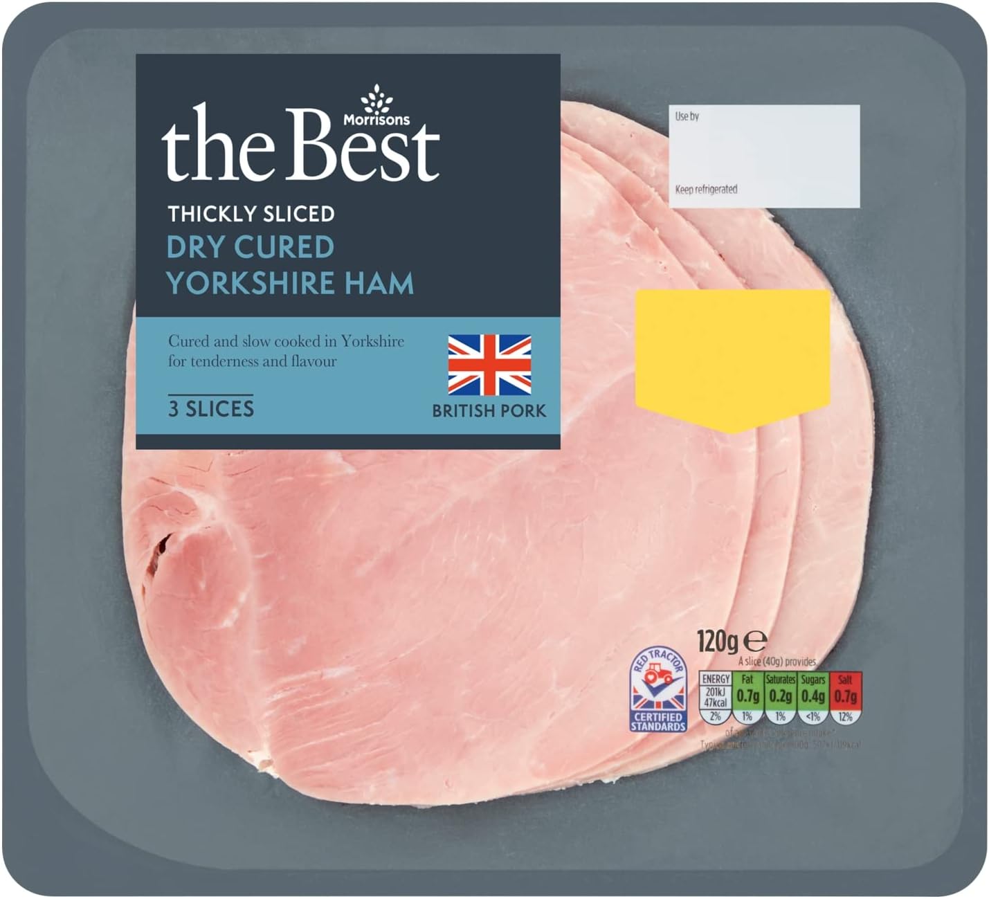 Morrisons The Best Dry Cured Yorkshire Ham, 120g : Amazon.co.uk: Grocery