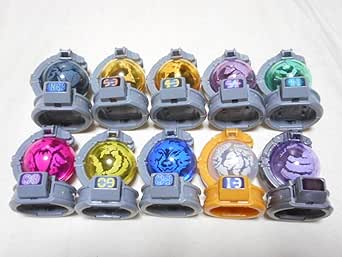 Amazon.co.jp: Space Sentai Kyuranger Kyutama, Set of 10, Eagle, Wolf ...