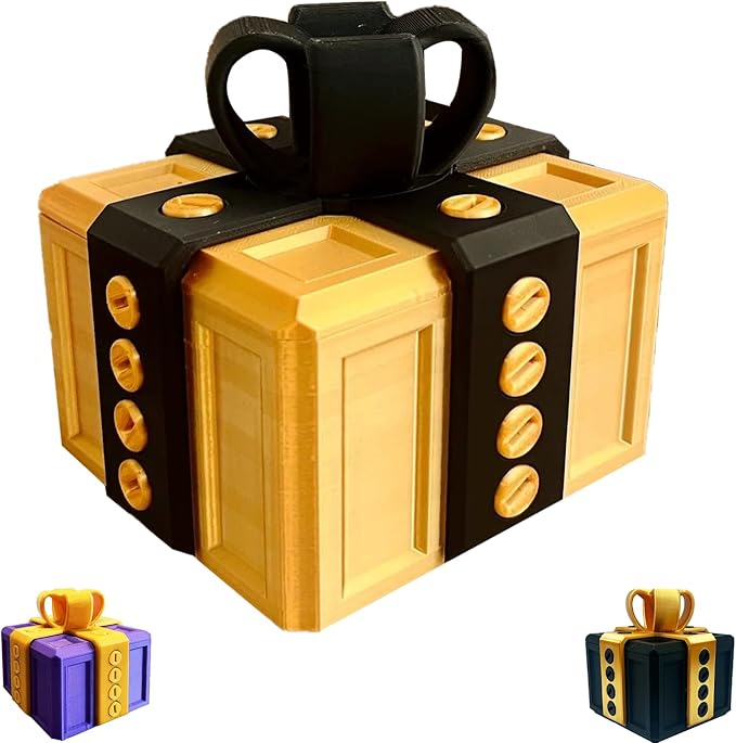 Amazon.com: Annoying Gift Box with Screws, Large Prank Gift Box, 3D ...