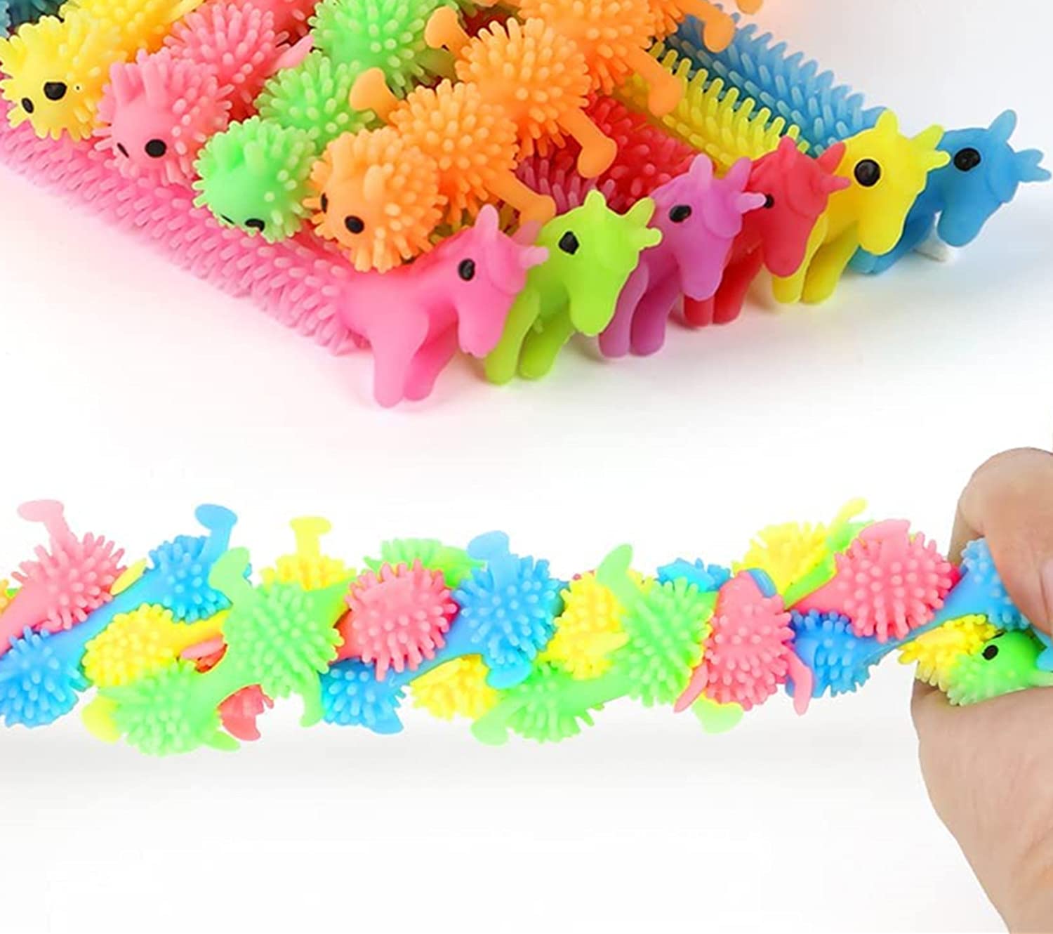 10 Pack Sensory Toys Monkey Noodle Stretchy String Fidget Toys ...
