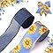 Amazon.com: Hying 2 Rolls Spring Flowers Ribbons for Wreath Bows, 2.5 ...