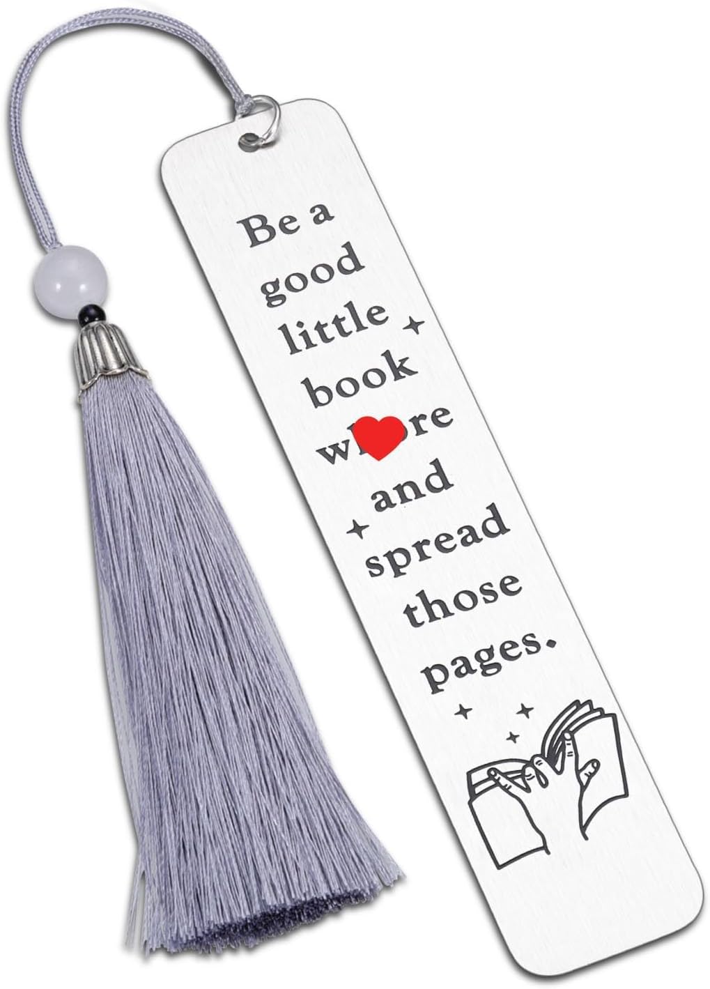 Amazon.com : 2Pcs Funny Smutty Bookmark Gifts for Men Book Lover Metal ...