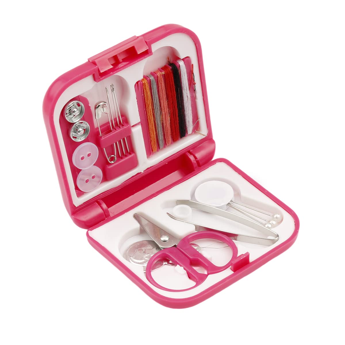 Folding Portable Sewing Set Mini Sewing Kit Box, Outbound Travel Sewing ...