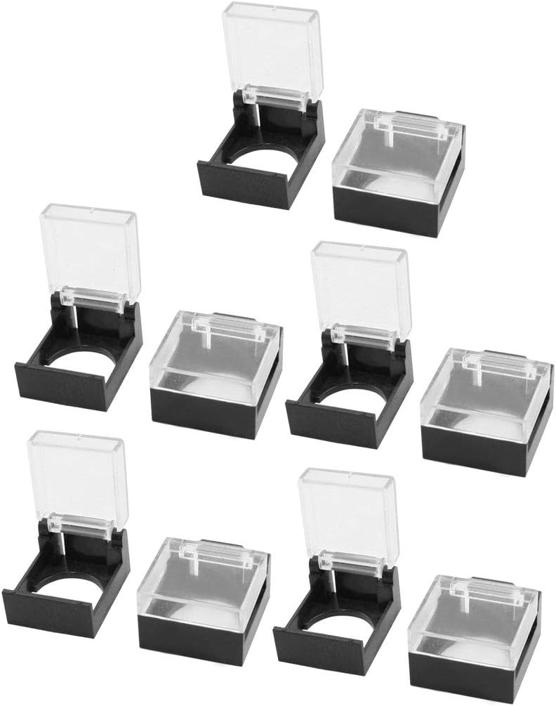 Amazon.com: 10pcs Dust Cover Guard Protector for 16mm Dia Push Button ...