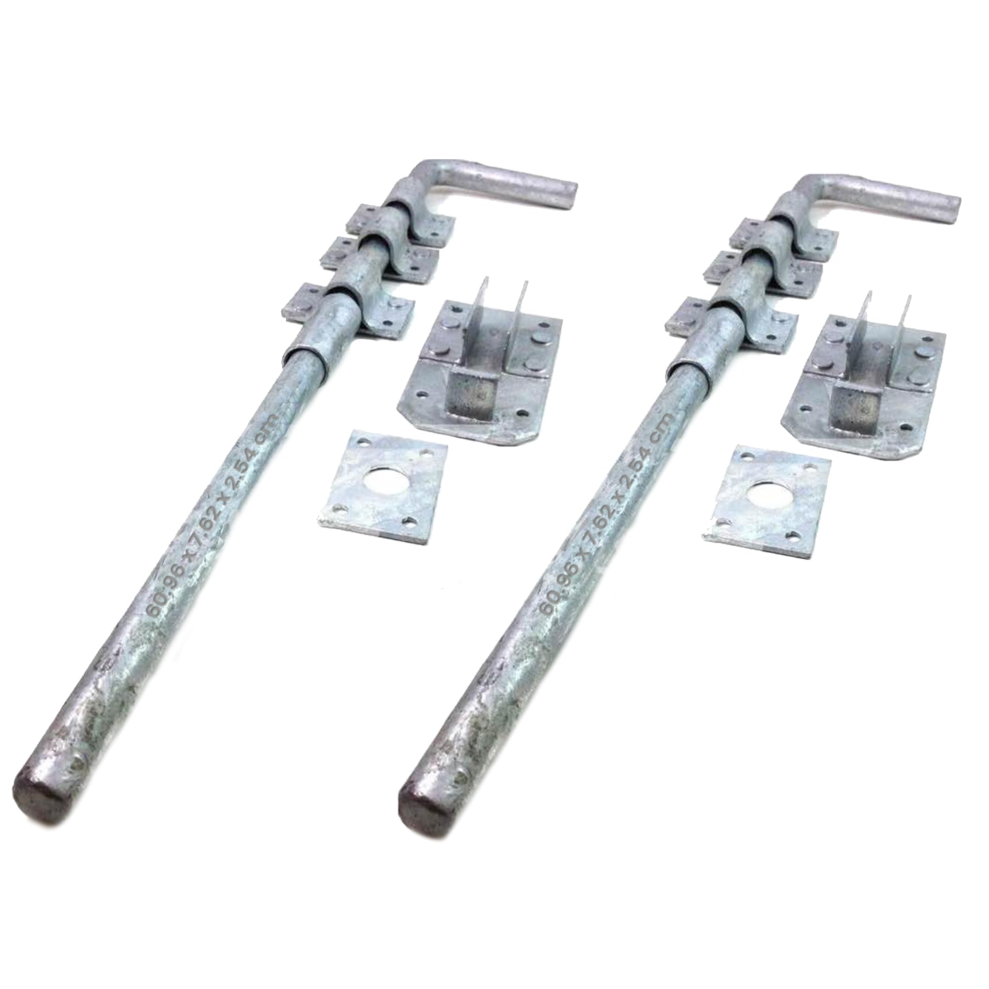 2pcs Drop Down Bolts for Gates, Gate Drop Bolts, Heavy Duty Gate Bolt ...