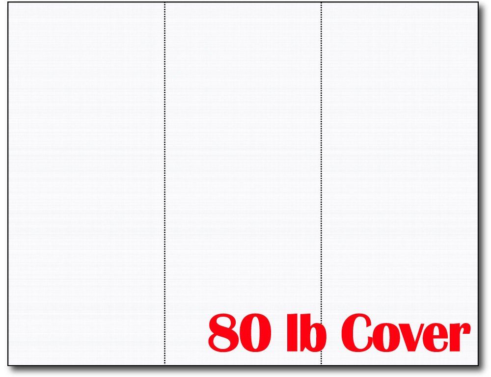 3up 80lb White Linen Textured Menu Cards Rack Cards 25 | Desertcart Kenya