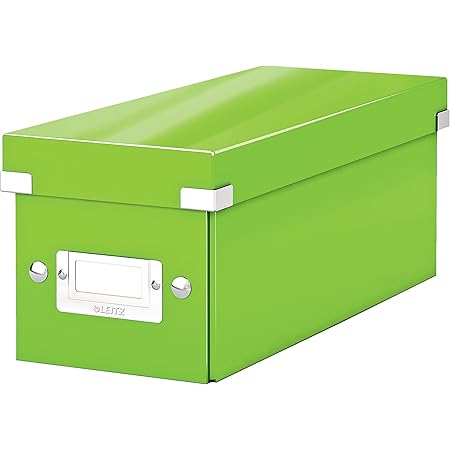 Leitz Click & Store CD Aufbewahrungsbox, weiß, 60410001 (Weiß 2er Pack ...