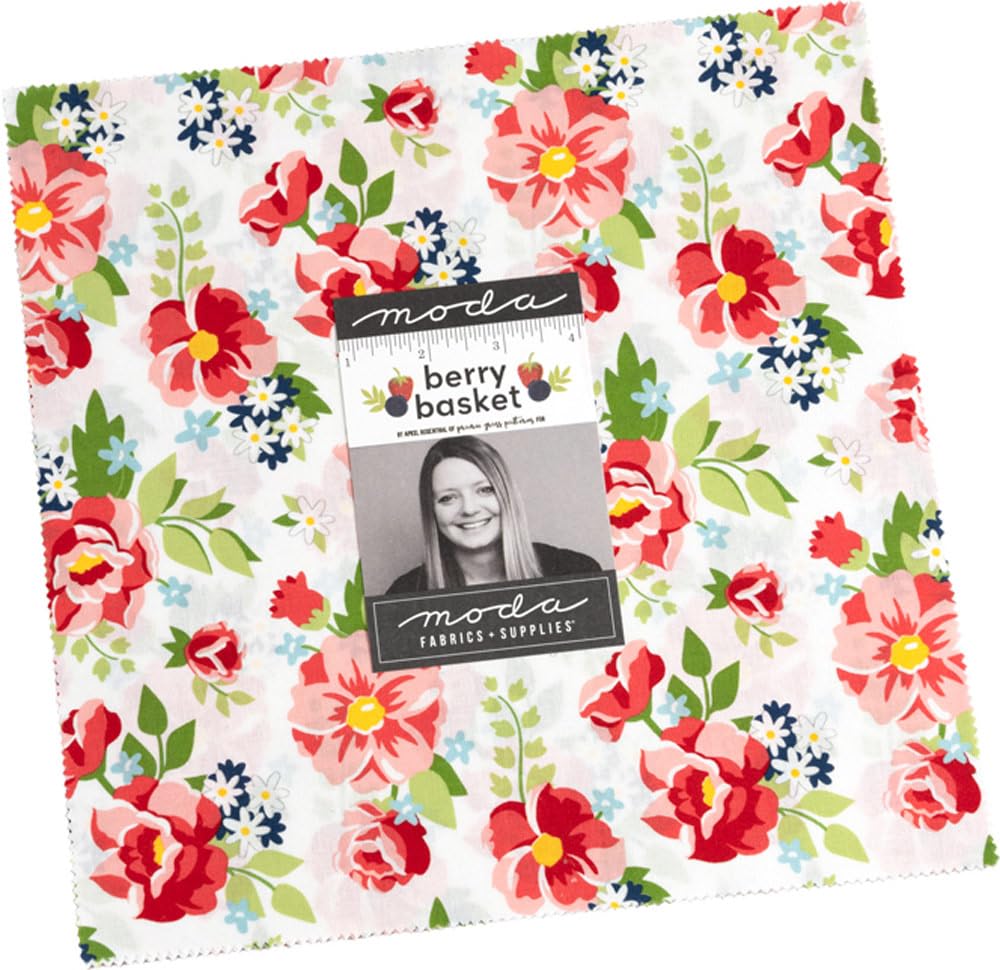 Amazon.com: Berry Basket Layer Cake®, 42-10" Precut Fabric Quilt ...