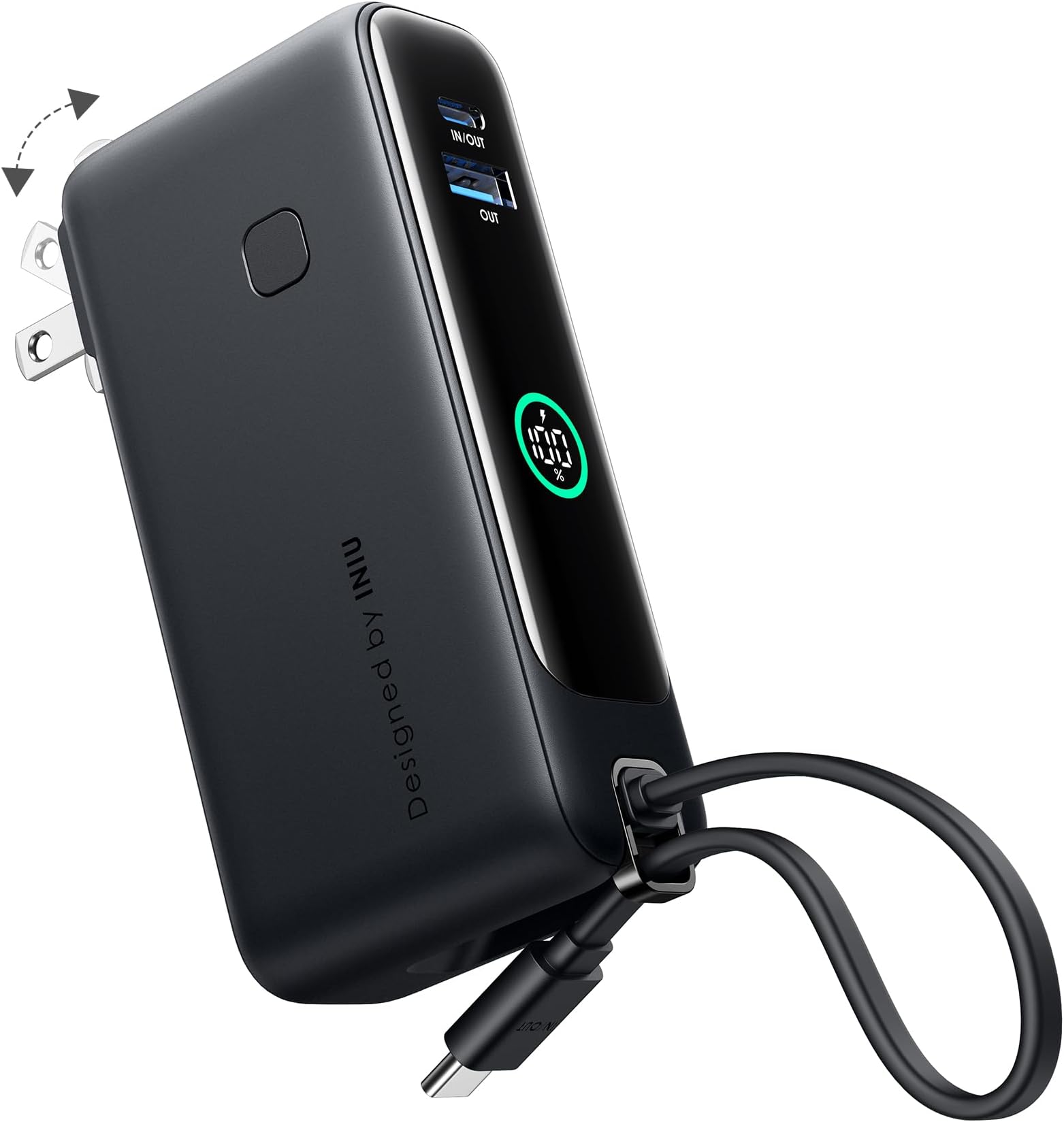 Amazon.com: Anker Portable Charger, 10,000mAh 30W Power Bank, USB-C in ...