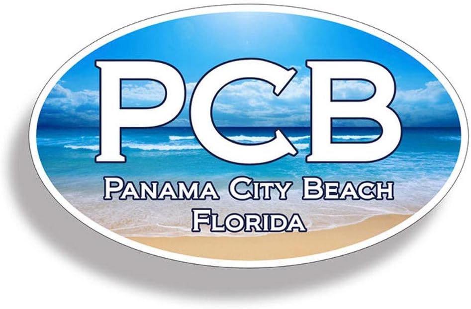 Amazon.com - Panama City Beach Vinyl Sticker Decal Cars Trucks Vans ...