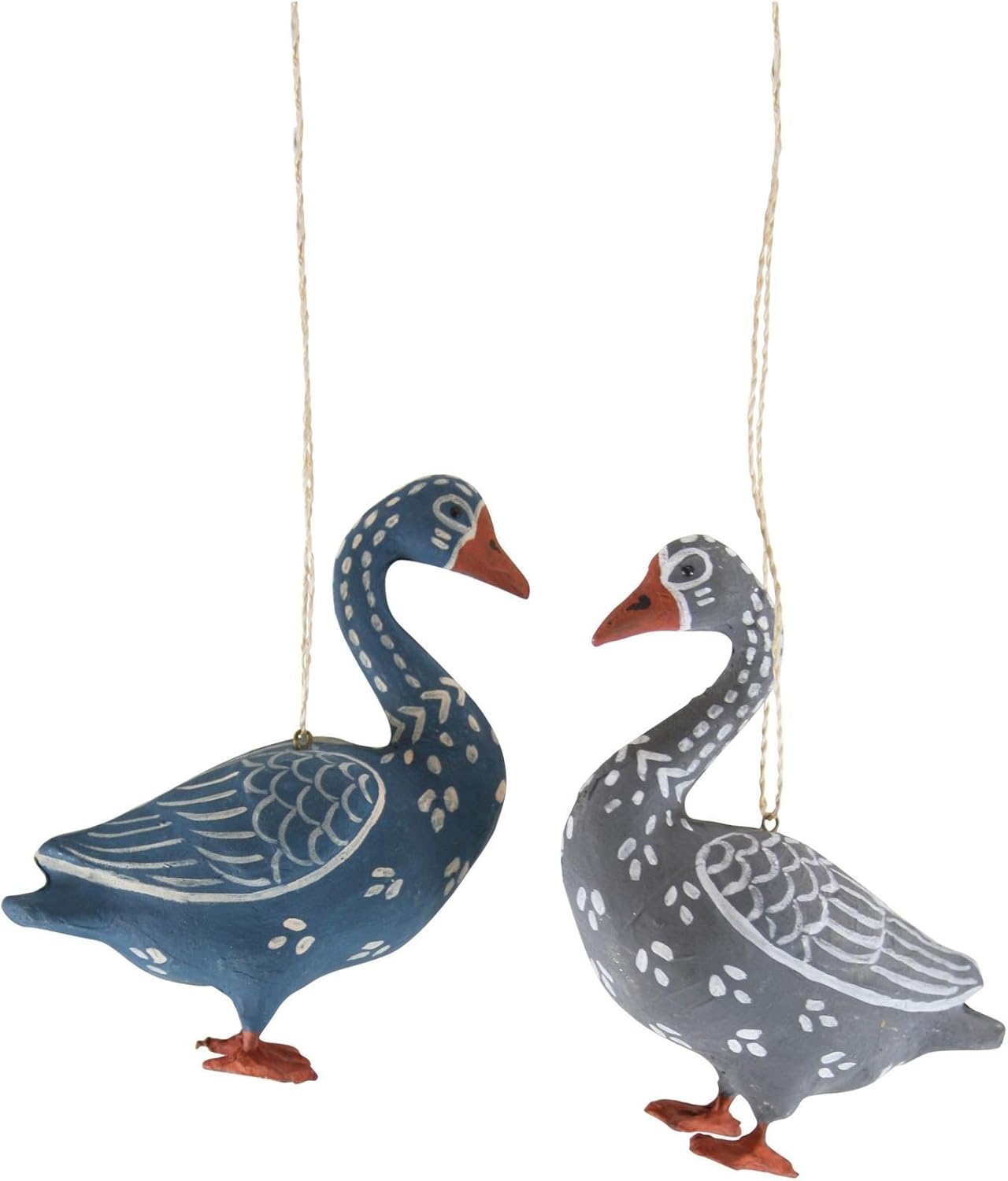 Amazon.com: Cody Foster & Co Tribal Goose Ornament, Set of 2 : Home ...