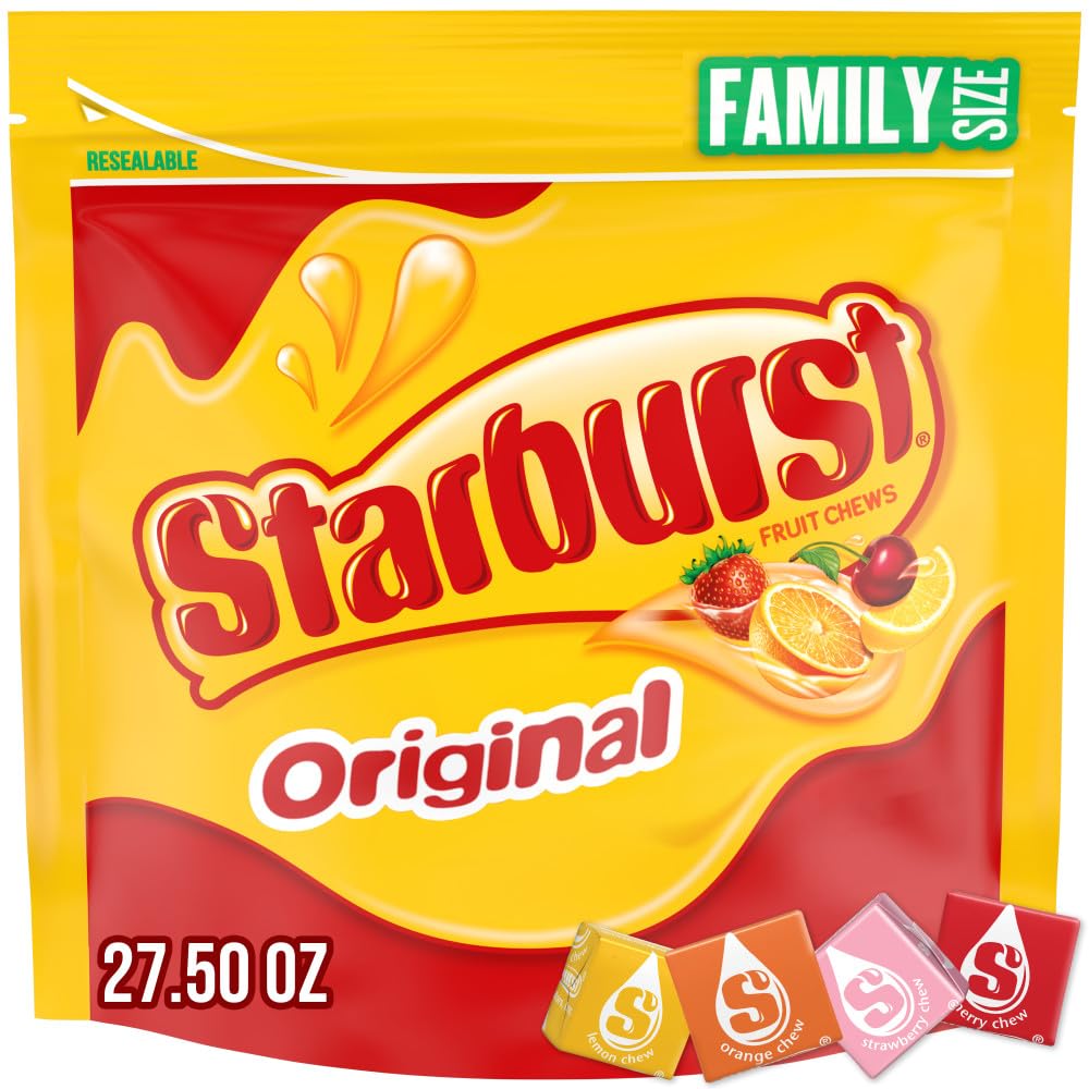 Amazon.com: STARBURST Original Fruit Chews Individually Wrapped Chewy ...