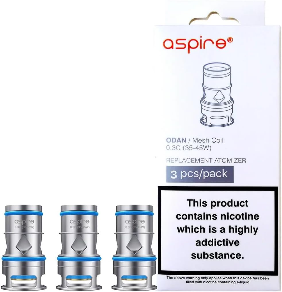 Aspire Odan Mesh Coil 0.3 Ohm - Enhanced Flavor, Dense Vapor ...