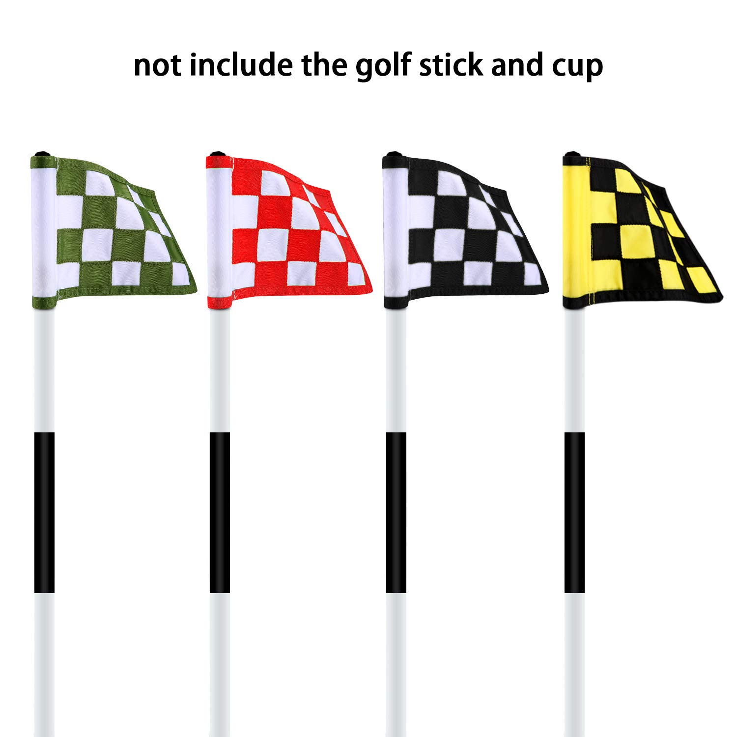 Snapklik.com : Golf Flag,Konday Checkered Training Putting Green Flags ...