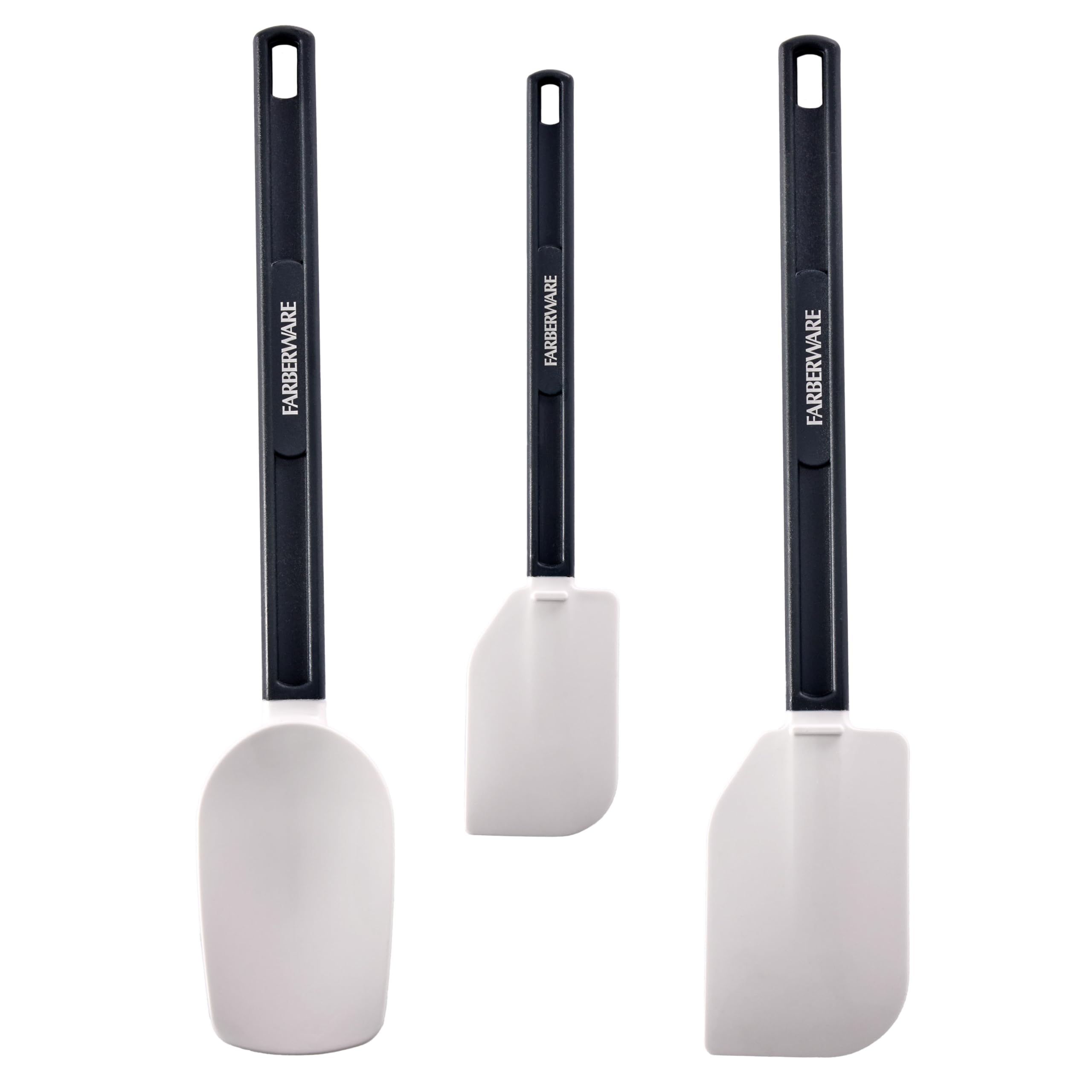 Snapklik.com : FARBERWARE Pro 3 Piece Silicone Spatula Set