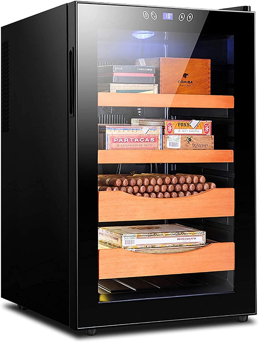 Amazon.com: ZAPION Cigar Cabinet Electronic Cigar Humidor Cabinet ...