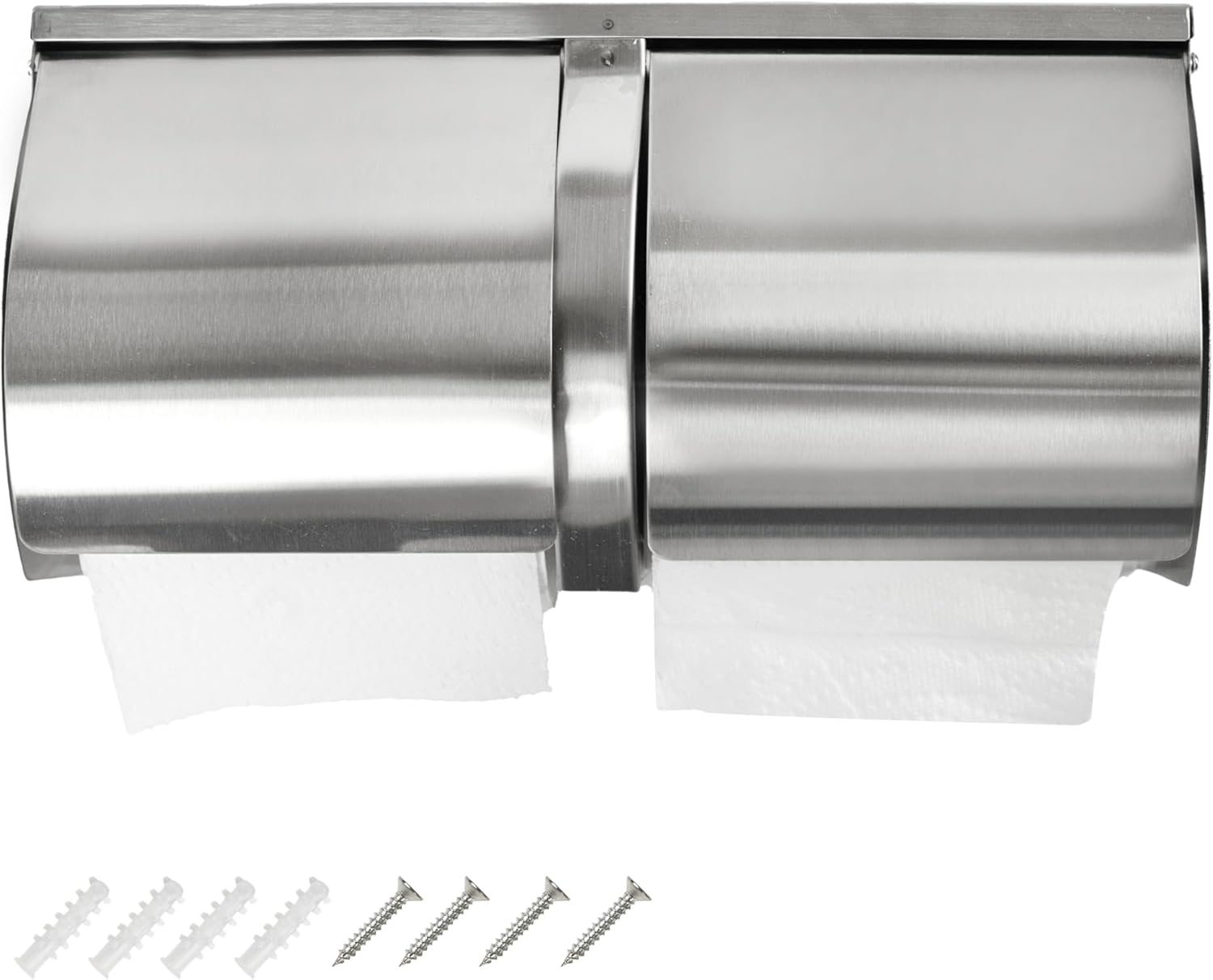 Amazon.com: JIQILIHAI Bathroom Double Roll Toilet Paper Dispenser ...