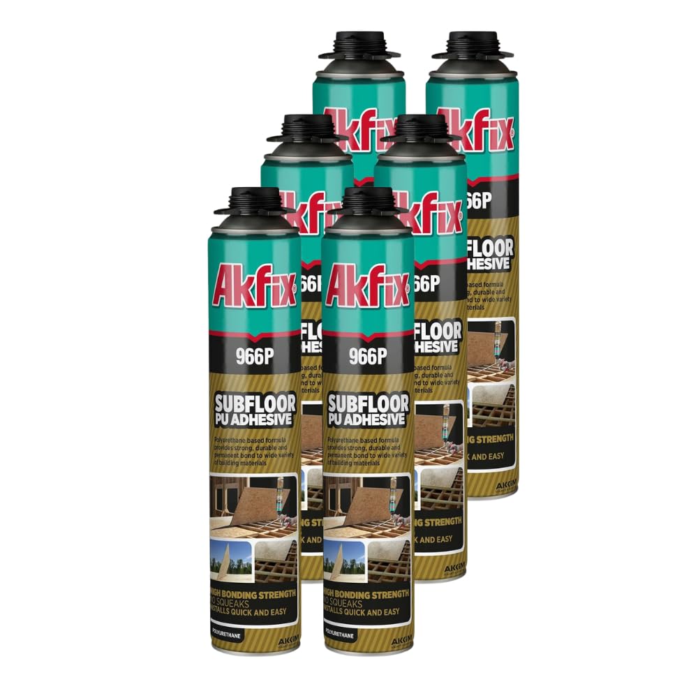 Snapklik.com : Akfix 966P Subfloor Adhesive (6x30 Oz.)- Polyurethane ...
