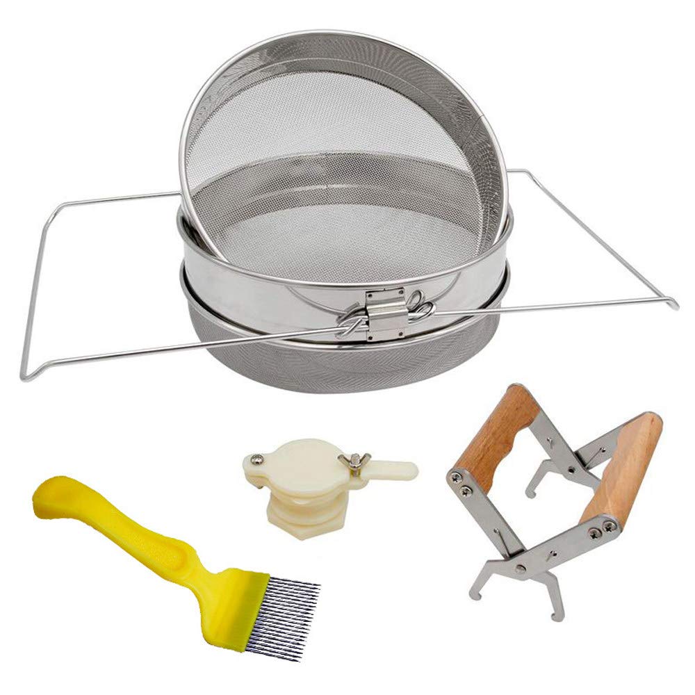 4pcs Beekeeping Supplies Honey Harvesting Kit Double Sieve Honey ...