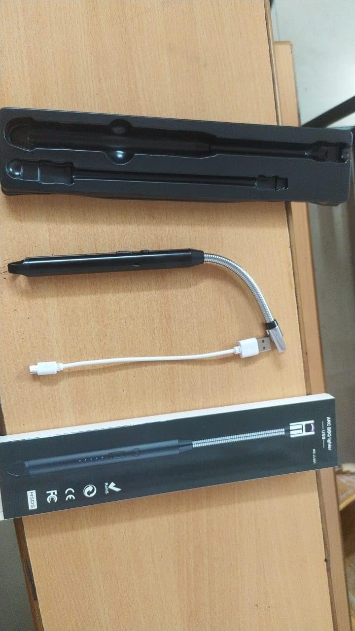 SONICO Electric Lighter Rechargeable Electric Gas Lighter for Kitchen Use Candle Lighter Plasma ...