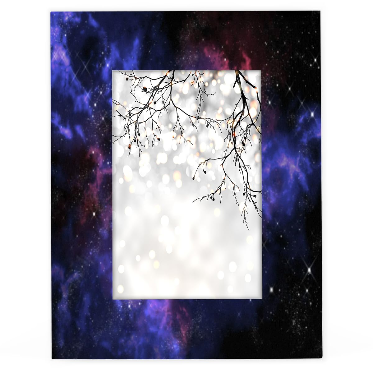 Space Galaxy Frame Lenticular Plate FRAME CASE [Space Samsung Galaxy