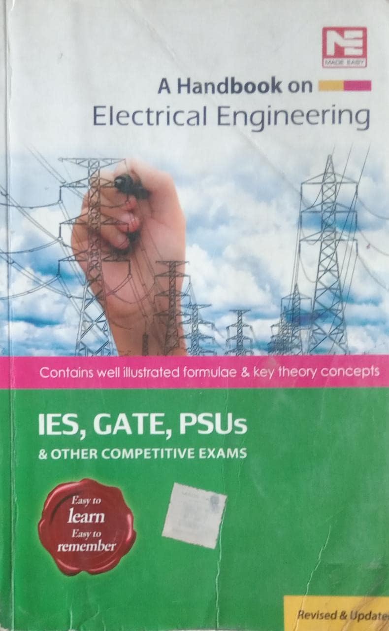 Buy A Handbook On Electrical Engineering IES, GATE, PSUs (Second Hand ...