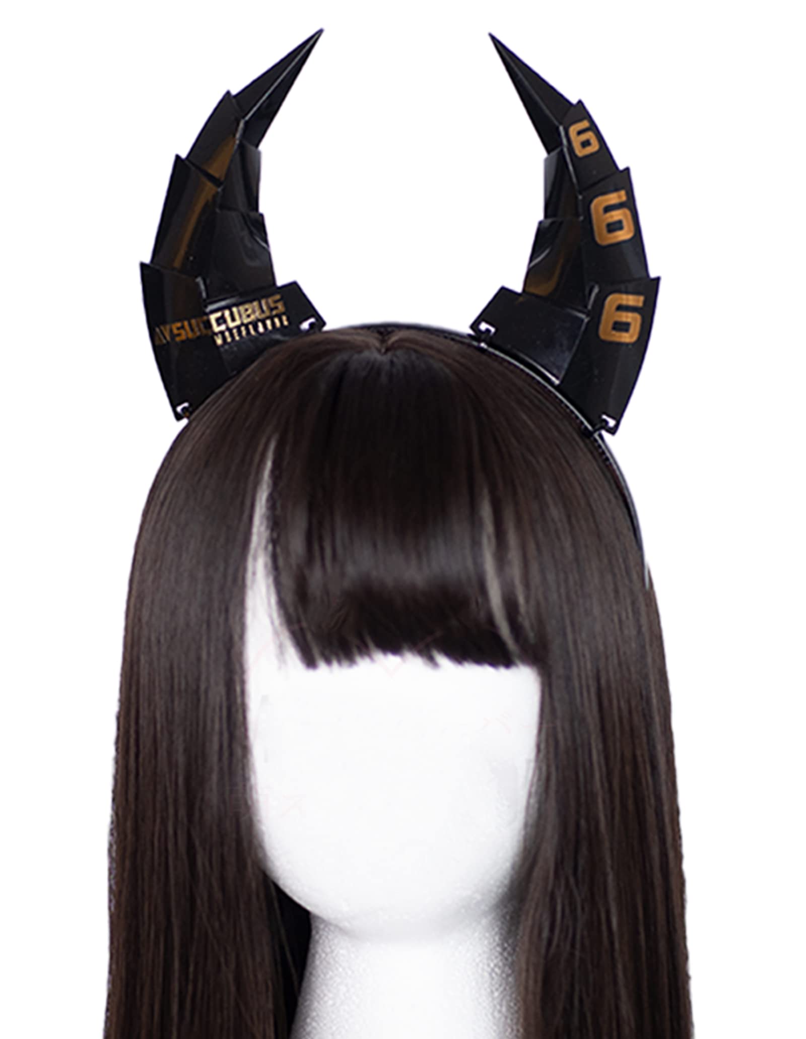 MOEFLAVOR Cyber Succubus Headband | Devil Horns Kawaii Anime Cyberpunk ...
