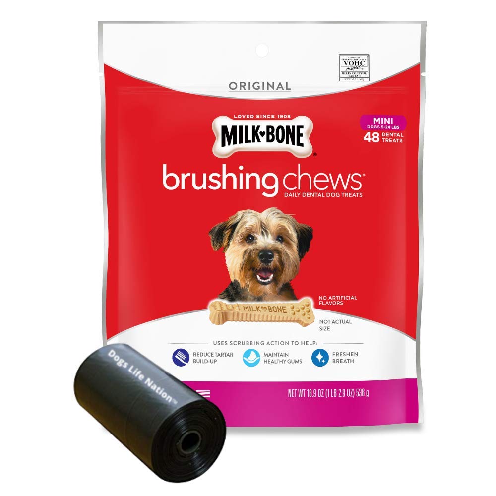 Amazon.com : 3G Enterprises, LLC. 48 Mini Brushing Chews Daily Dental ...