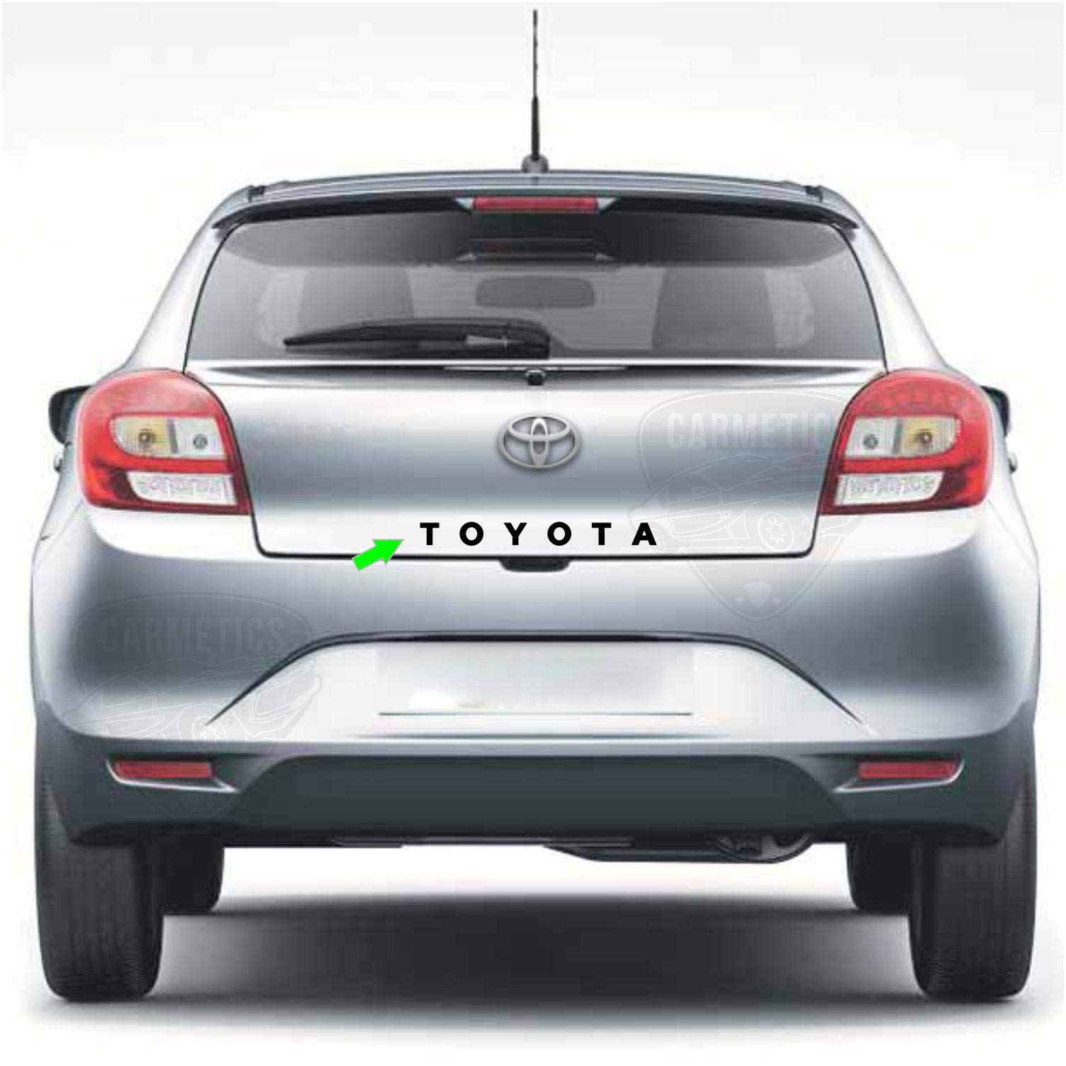CarMetics Toyota 3D Letters 3D Stickers Bonnet Logo Emblem Decals 3D ...