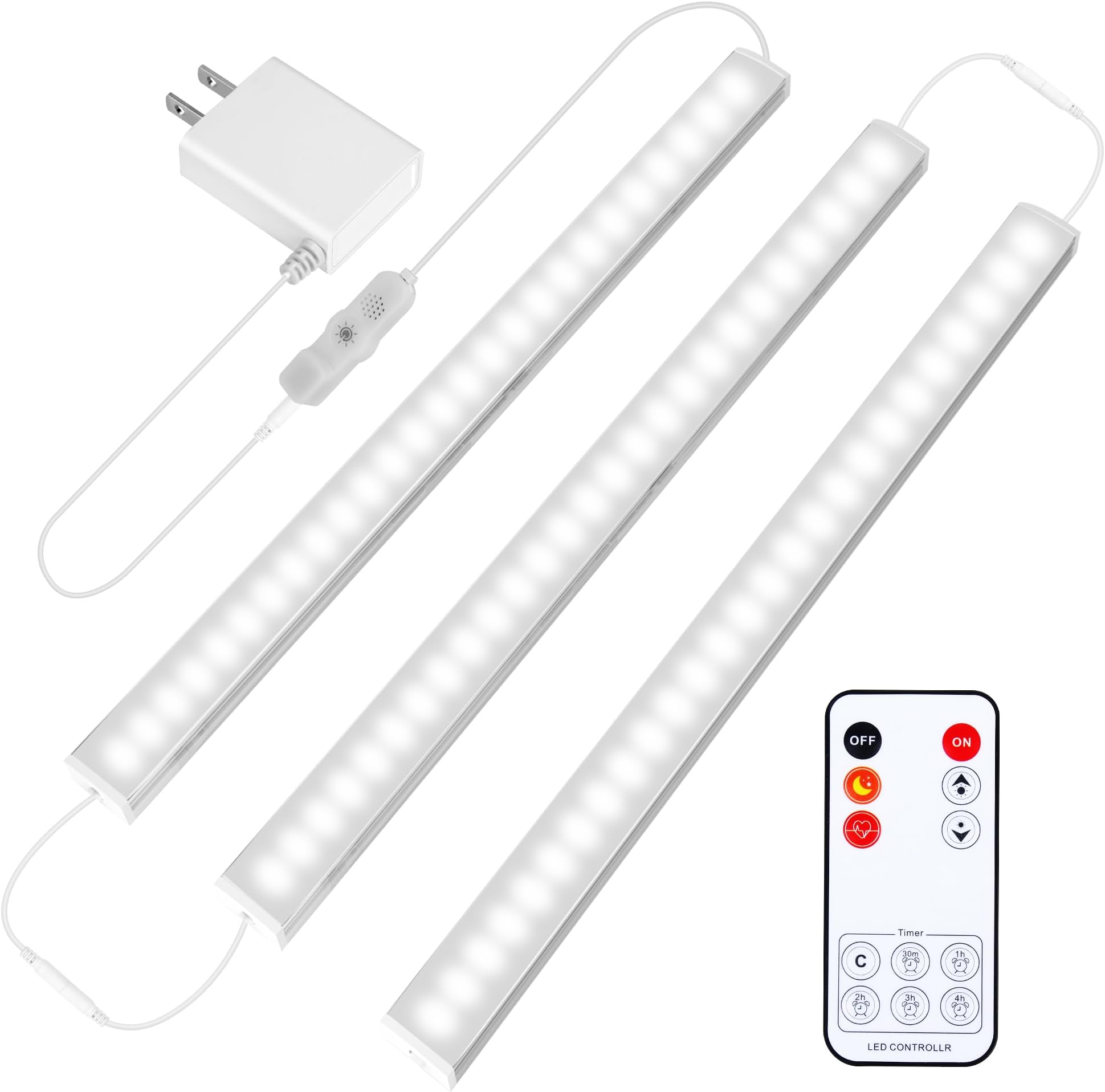 MYPLUS 16 Inch Under Cabinet Lights with Hand Wave, Under Counter ...