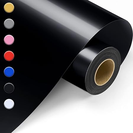 Amazon.com: Prime Vinyl Matte Black Permanent Vinyl Roll, Matte Black ...
