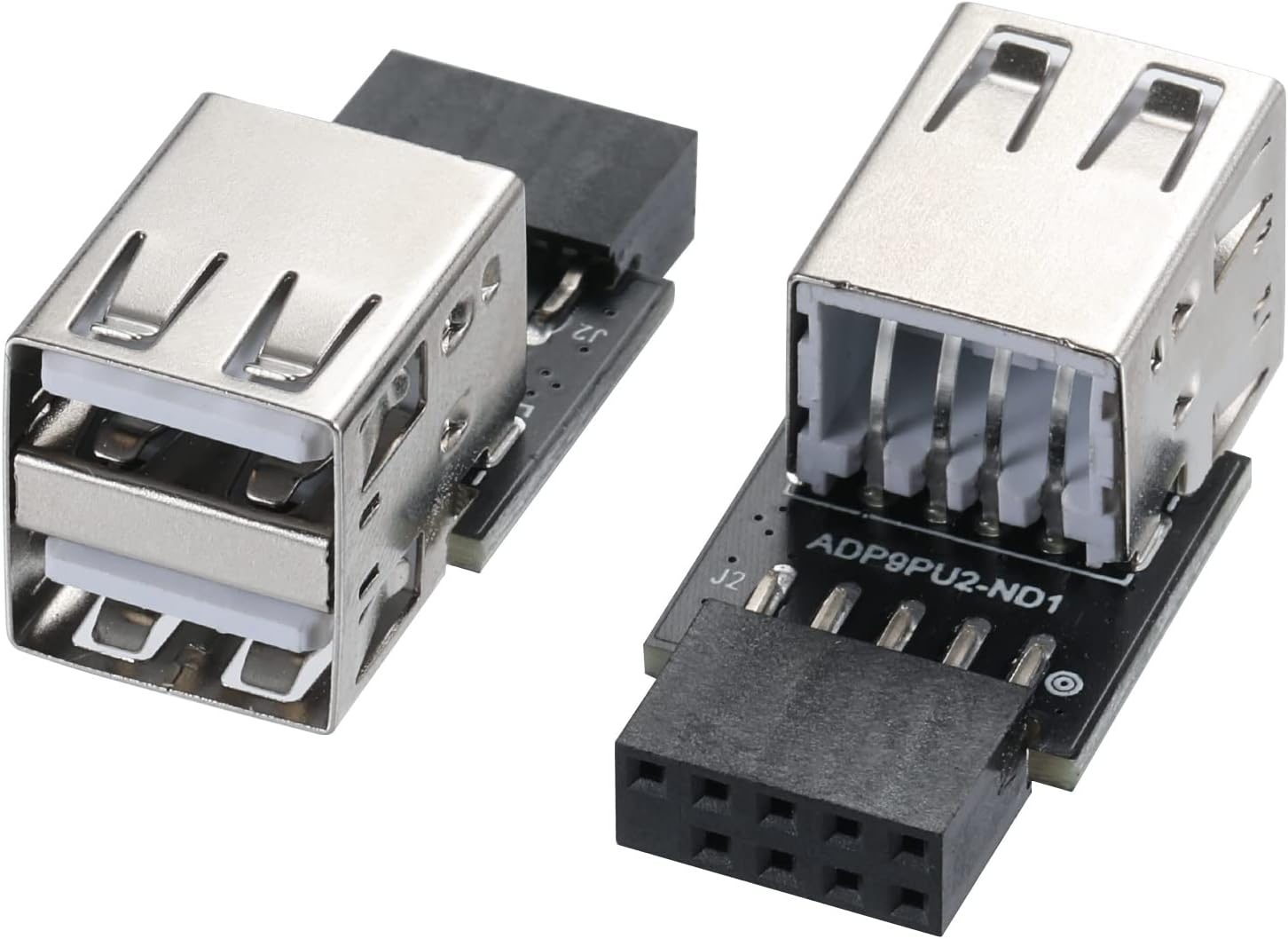 Amazon.com: SinLoon 9pin USB 2.0 Female Pin Dual 2 Port USB Motherboard ...