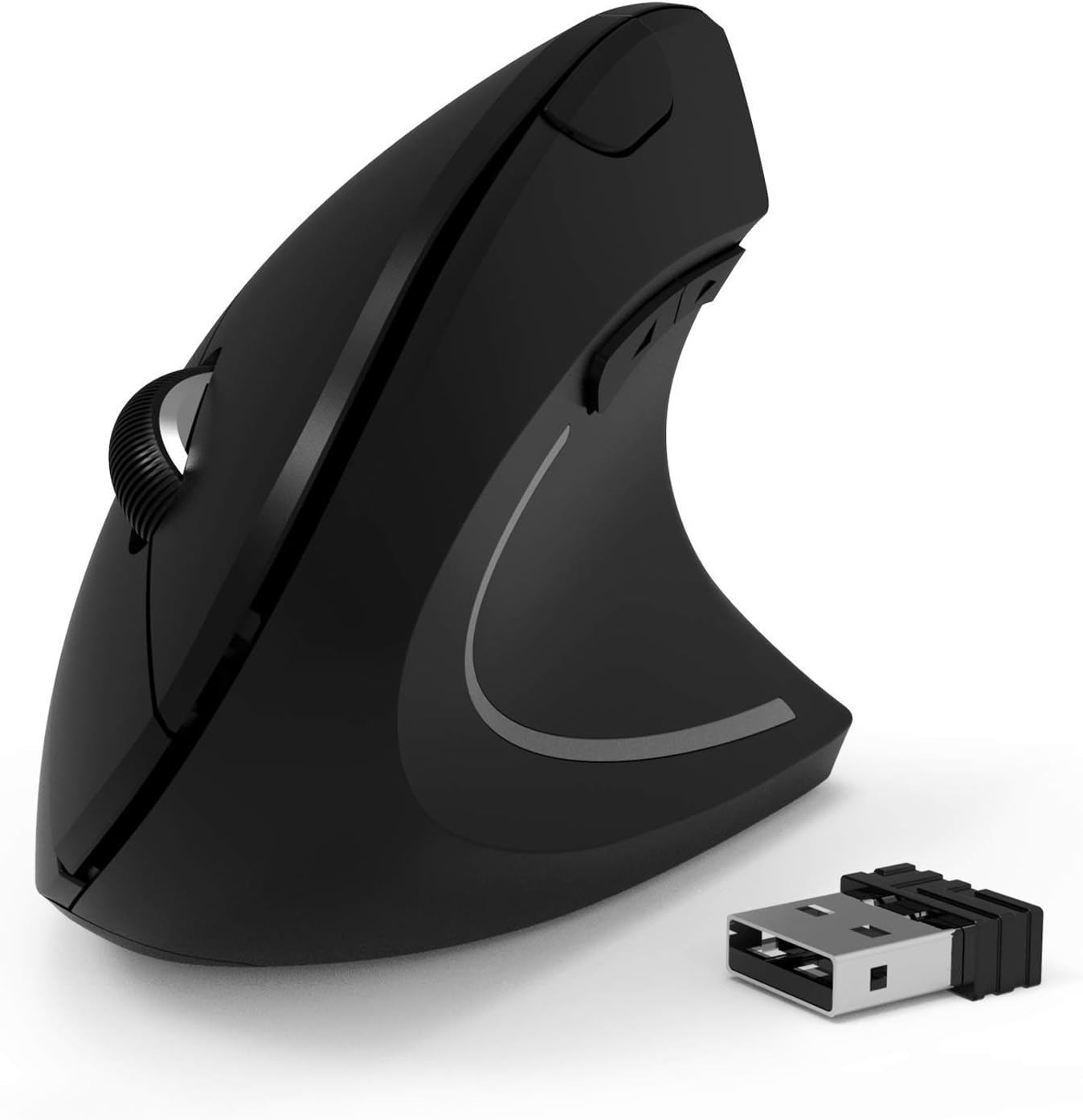 UGREEN 2.4GHz Wireless Ergonomic Vertical Mouse, 4000DPI Optical ...