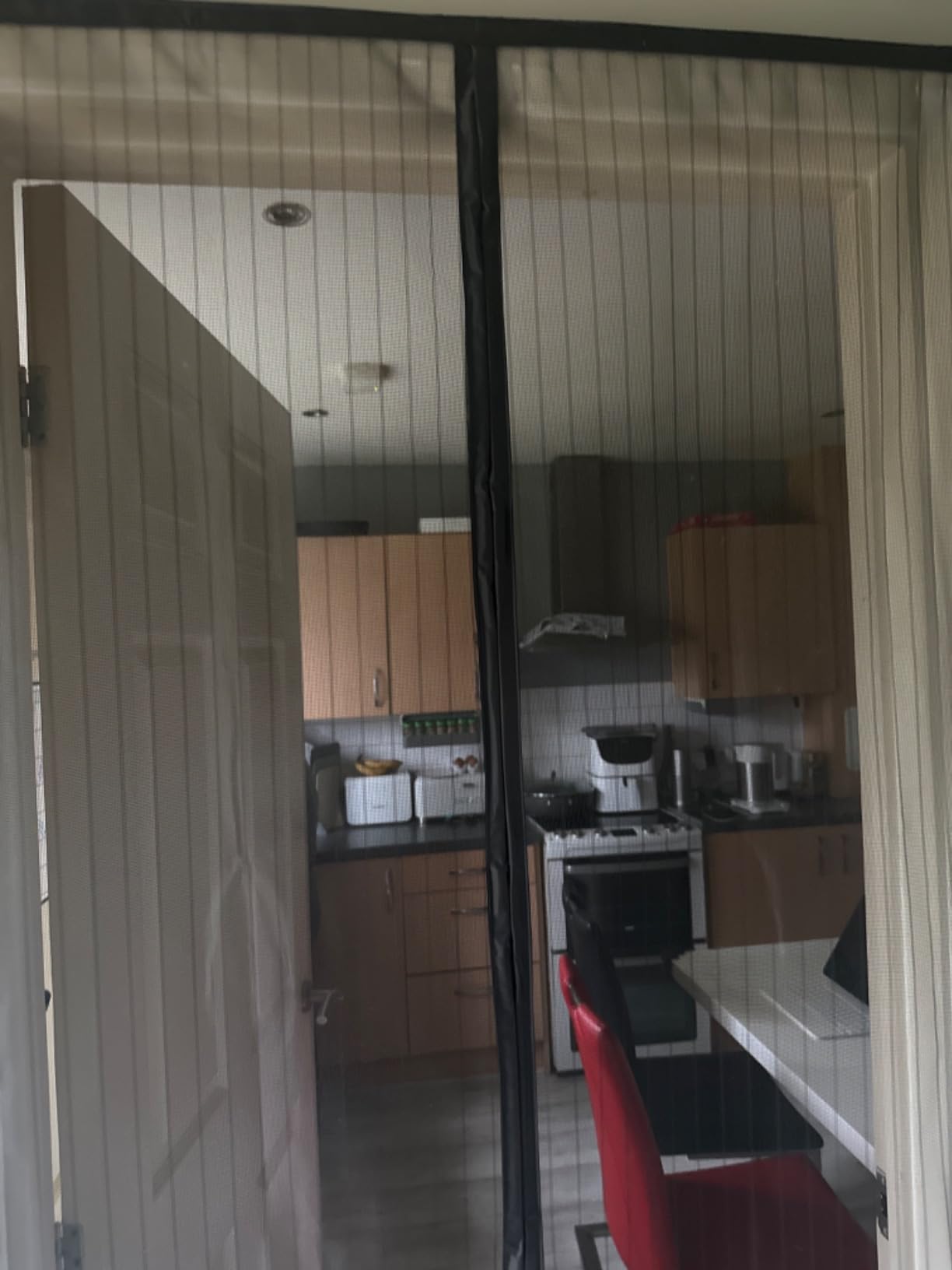 HOMFINE Magnetic Fly Screen Door 110 x 220cm - Reinforced Flame ...