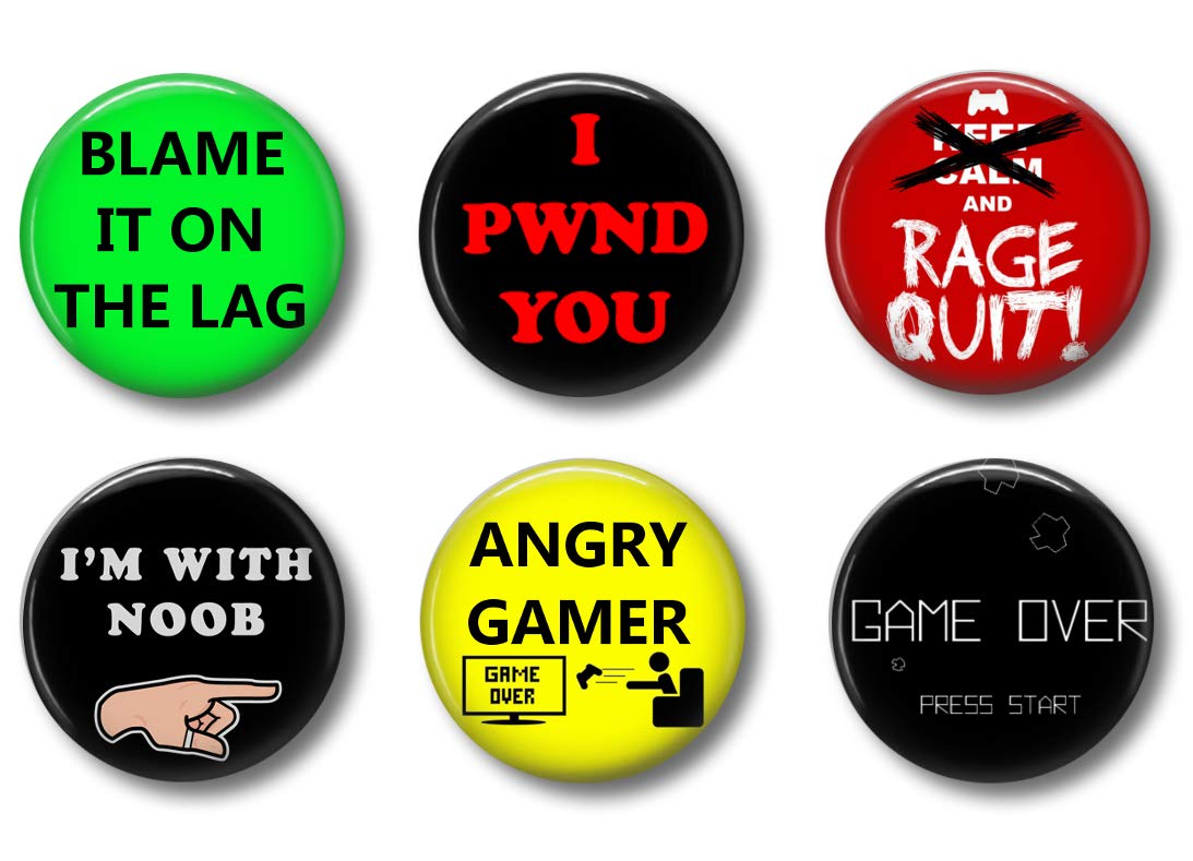 Amazon.com: Video Game Gamer Magnets: Cute Locker Magnets for Boys and ...