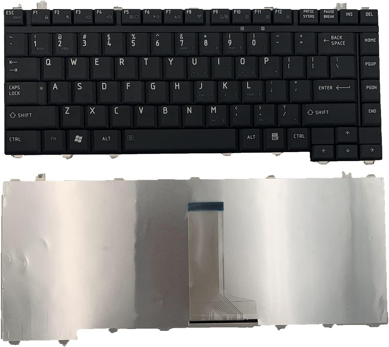 Amazon.com: Laptop Replacement US Layout Keyboard for Toshiba Satellite ...