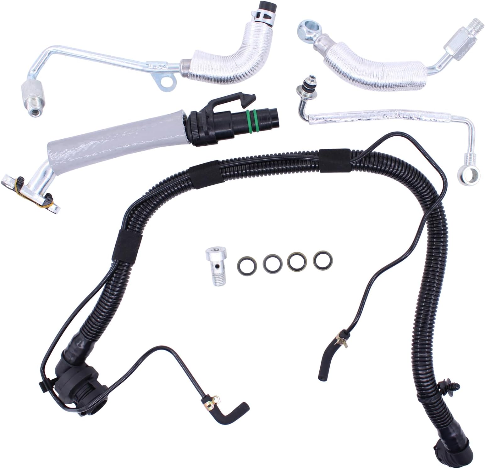 Amazon.com: GXARTS Oil Return Pipe Oil Feed Line TURBO 1.4L L4 Fit For ...