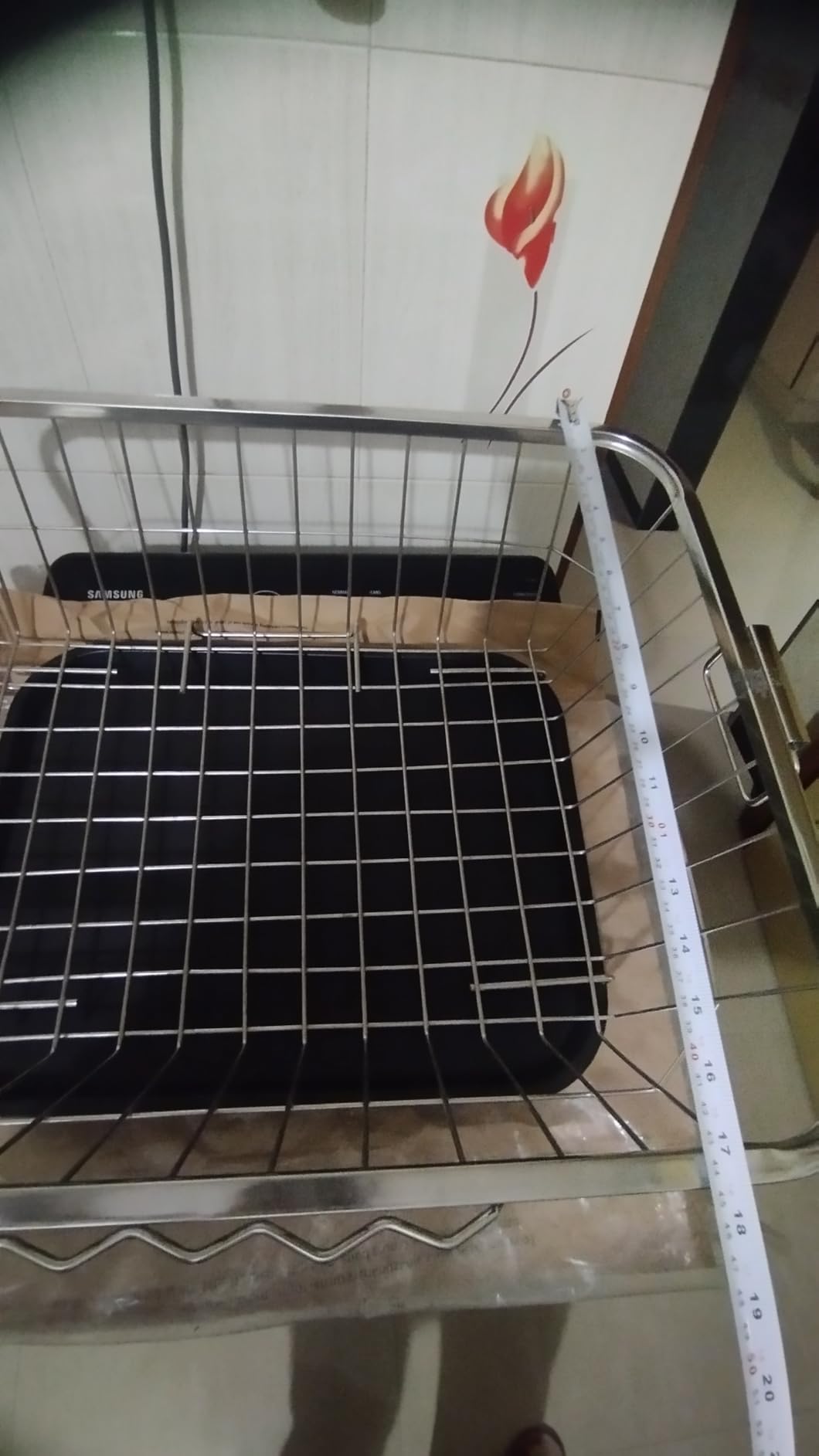 Lifelong Kitchen Organizer Stainless Steel Drying Rack -Vessel,Dish ...