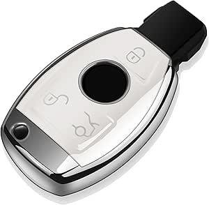 Amazon.com: Tukellen for Mercedes Benz Key Fob Cover Special Soft TPU ...