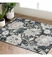 Amazon.com: Beeiva Floral Washable Runner Rugs, Ultra Thin 2x8 Runner ...