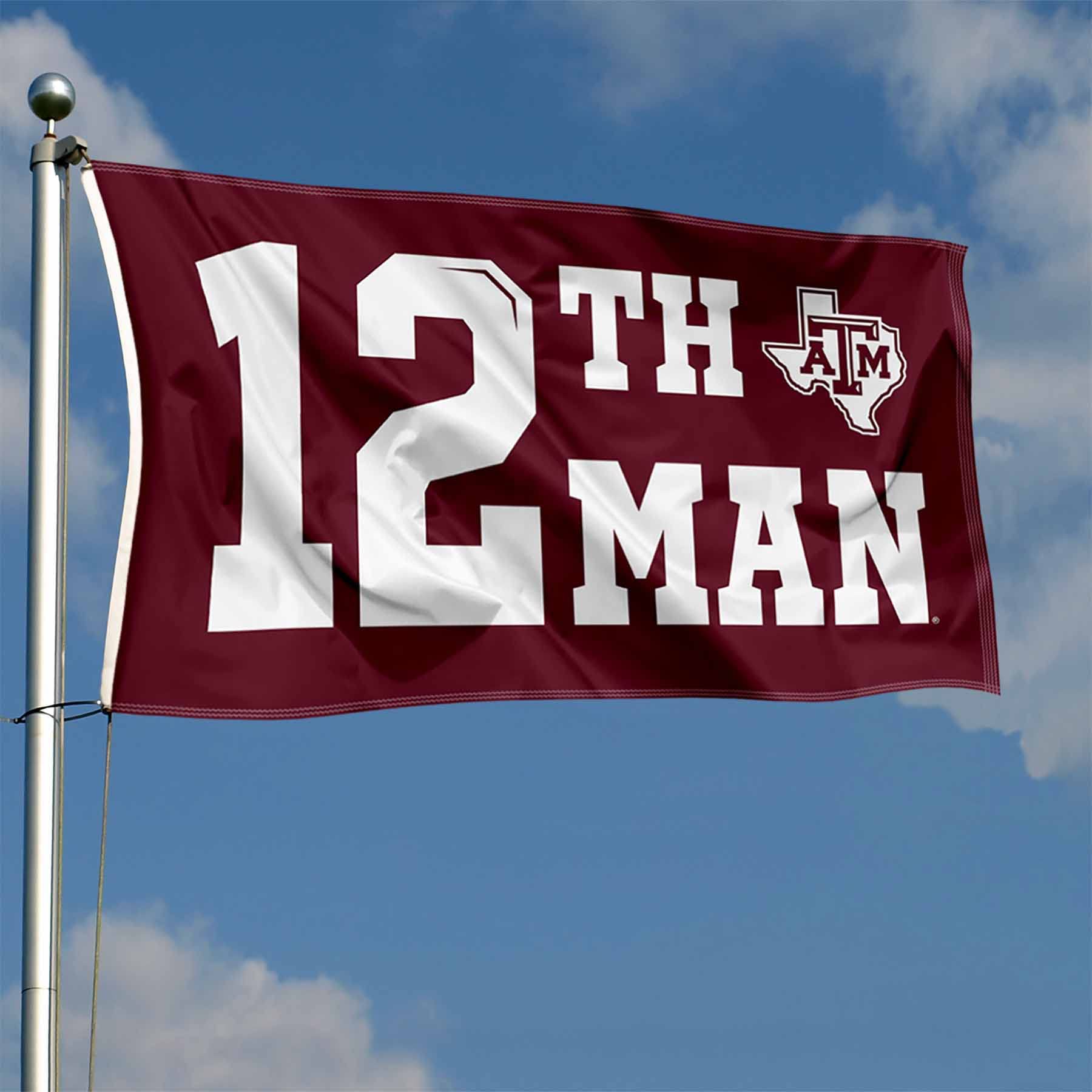 12th Man American Flag