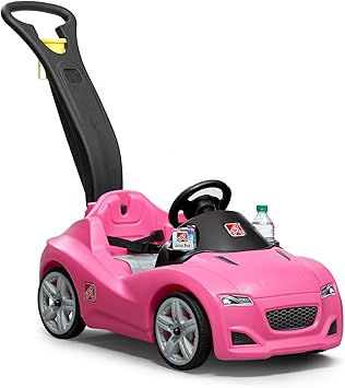 Amazon.com: Step2 Whisper Ride Cruiser Kids Push Car, Ride On Toy ...