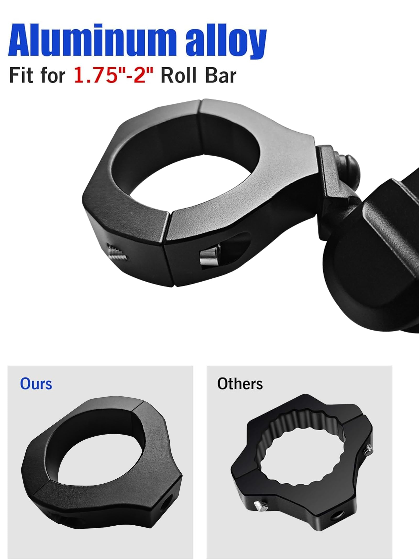 Snapklik.com : UTV Phone Holder, Aluminum Alloy Heavy Duty Cell Phone ...