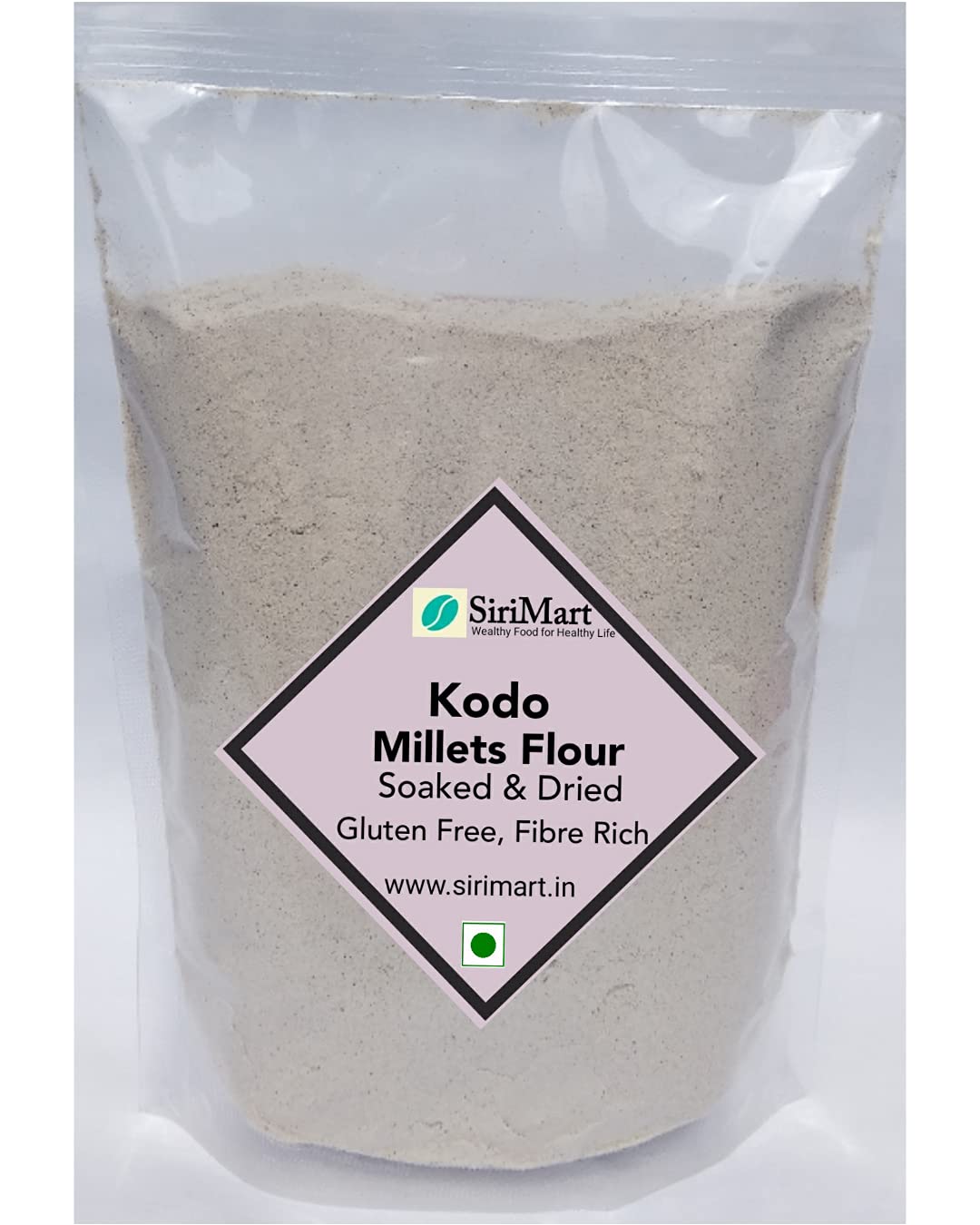 Buy SiriMart Soaked & Dried kodo Millet Flour (Kodra/Koden Atta, Harka ...