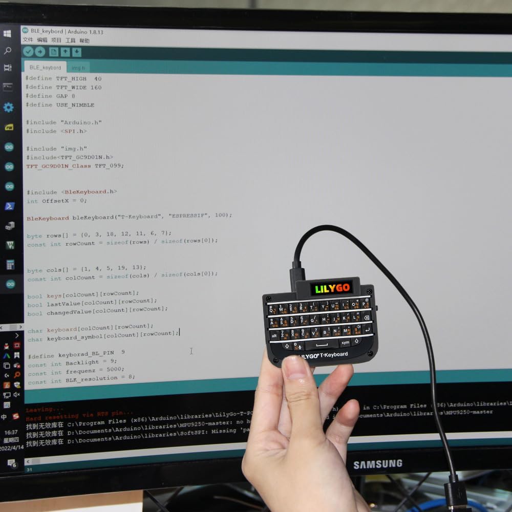 Amazon.co.jp: Mini Keyboard, TFT LCD Screen, ESP32-C3, Mini Keyboard, 2 ...