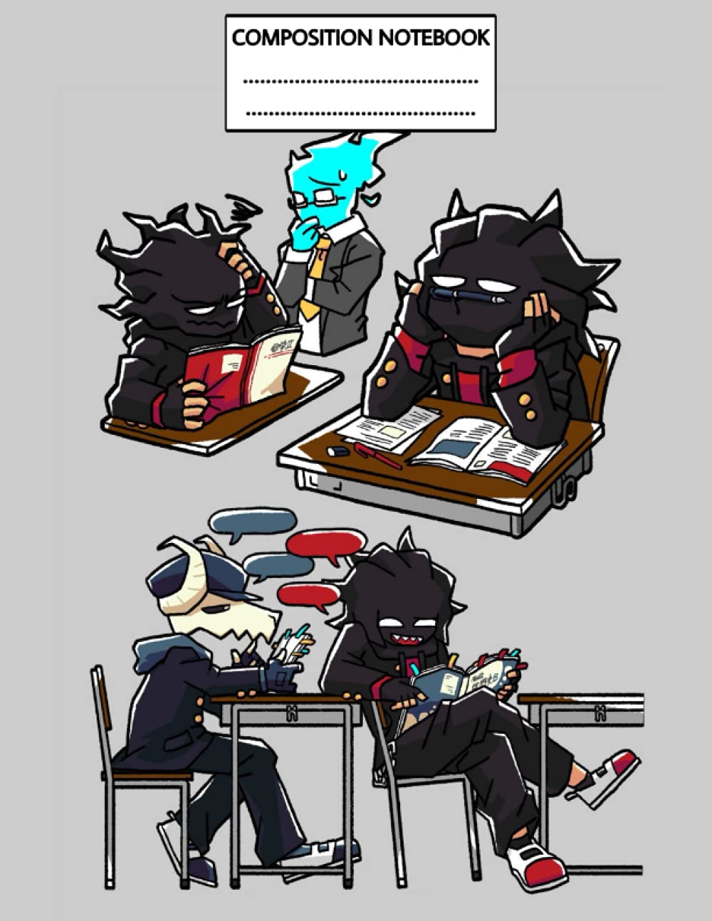 Buy Agoti And Tabi Composition : Friday Night Funkin Wide Ruled (8.5 x ...