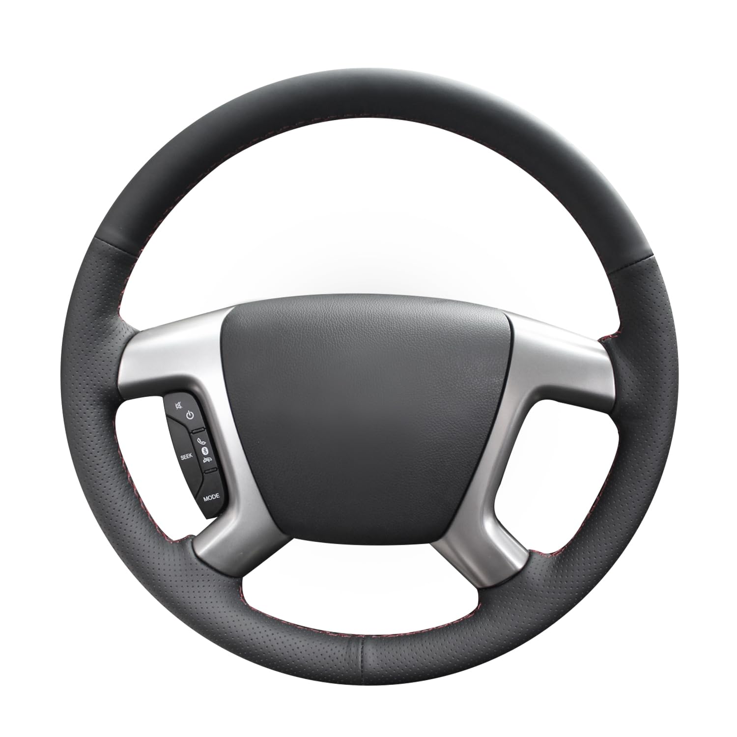 Amazon.com: MEWANT Steering Wheel Cover Compatible with Chevy Silverado ...
